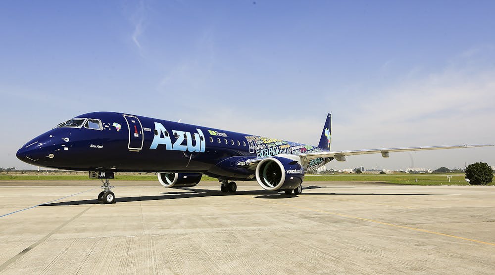 Embraer Rolls Out First New E195-E2 | American Machinist Embraer Rolls Out First New E195-E2 | American Machinist