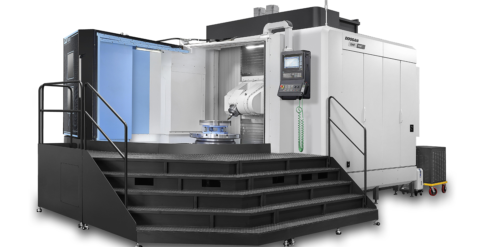 Single-Table, Small-Footprint Five-Axis HMC | Doosan Machine Tools ...