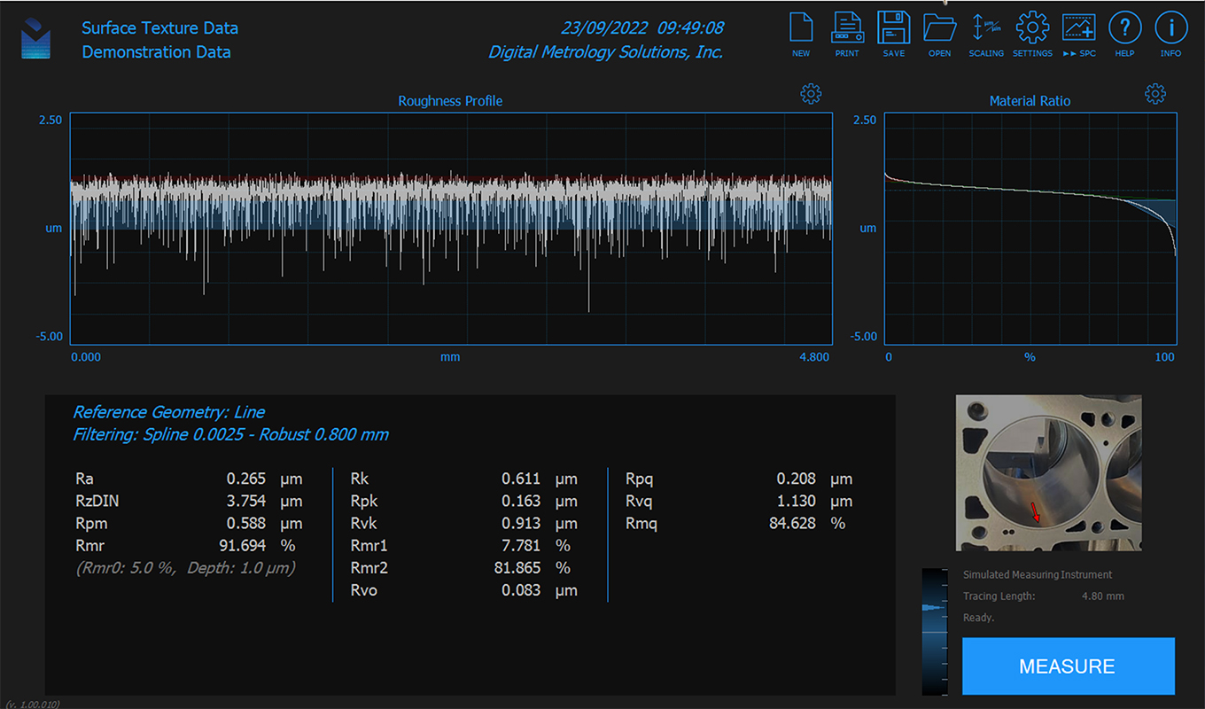 Software for Portable Roughness Gages | Digital Metrology Solutions ...